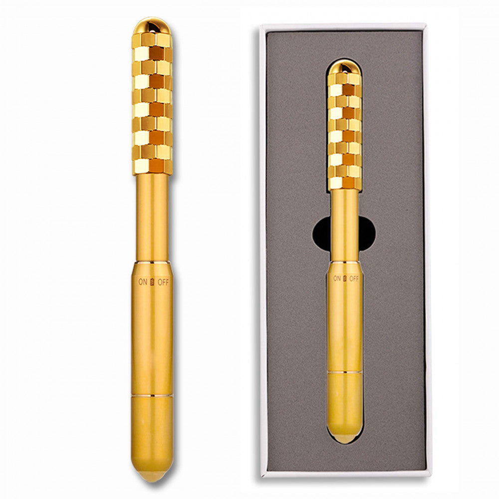 24K Gold Microcurrent Facial Massage Roller – Yeamon Beauty